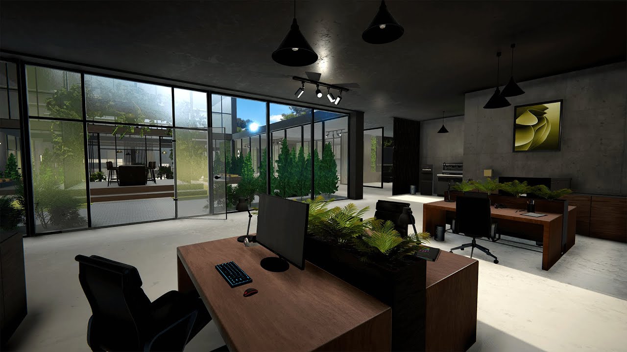 Modern Office 4. | Game-Ready Environment | Unity Engine - YouTube