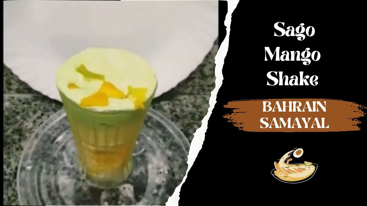How To Make Sago Mango Shake - YouTube
