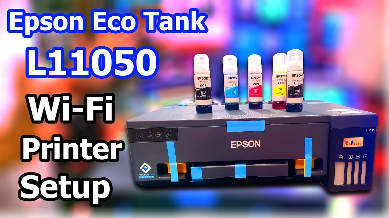 Epson EcoTank L11050 A3 Wi-Fi Ink Tank Printer Setup Bangla / How to ...