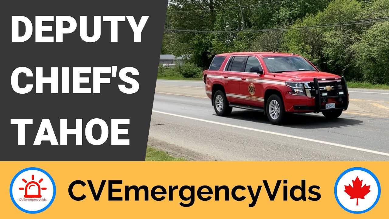 Courtenay Fire Department - Deputy Chief Responding to a Gas Leak - YouTube