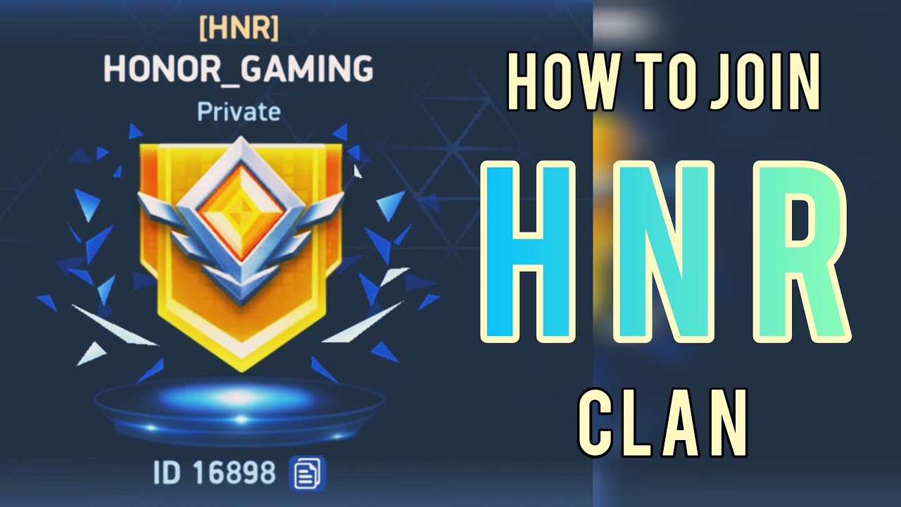 How to Join HNR Clan | HONOR GAMING | Mech Arena - YouTube