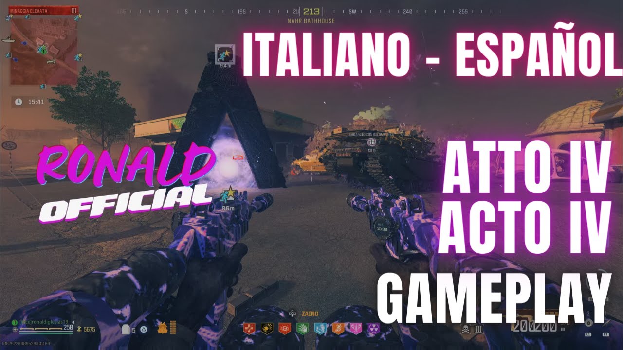 GUIDA ATTO 4 / GUIA ACTO 4 ITA/ESP | MWZ | ZOMBIE | COD | FULL CONSOLE ...
