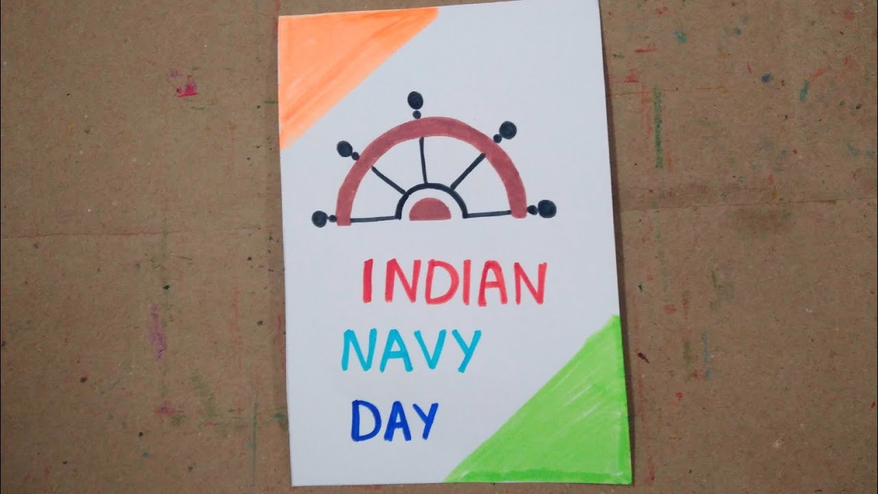 Indian Navy Day Drawing - YouTube