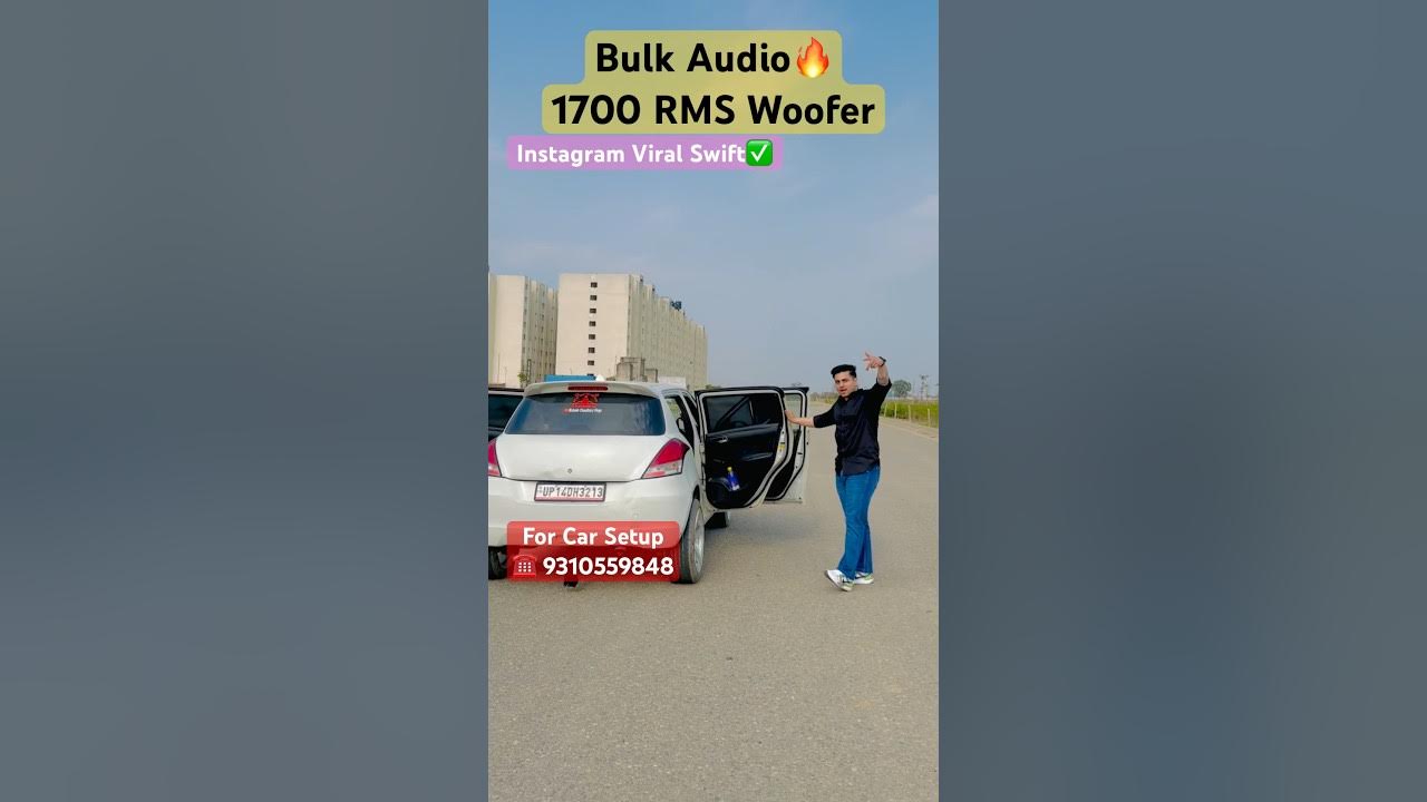 Bulk Audio 1700 Rms woofer Installed in Swift Heavy Music System🔊Heavy Woofer Mid Range Speaker ...
