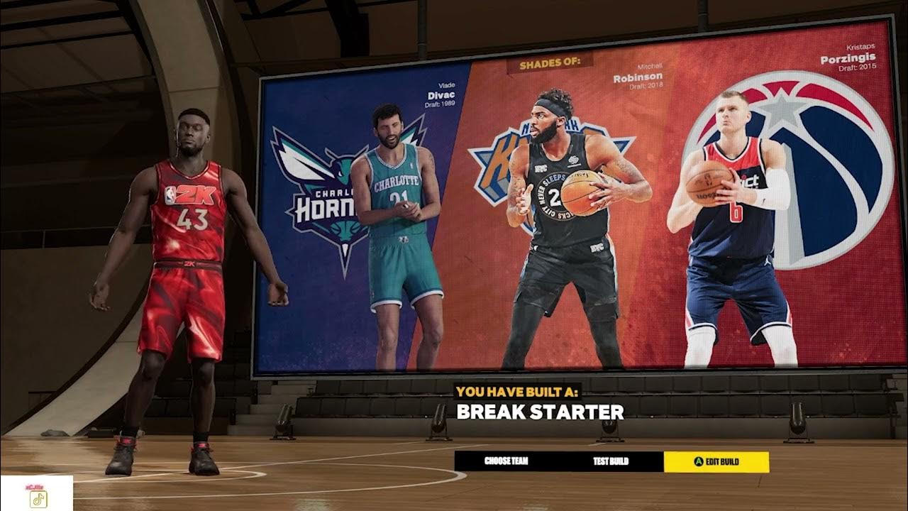 Best 7'3" Break Starter on NBA 2k23! Comp 7'3" Build! #nba2k23 #nba2k #center - YouTube
