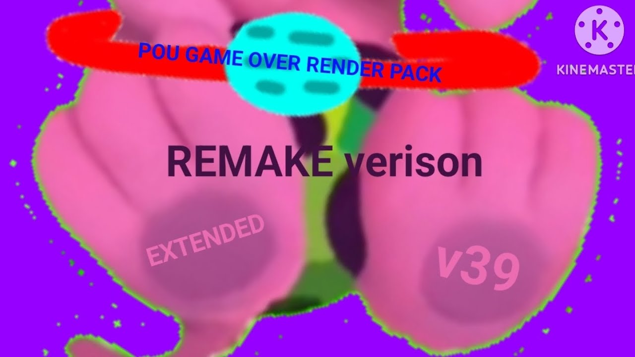 Pou Game over render pack extended v39 remake version - YouTube