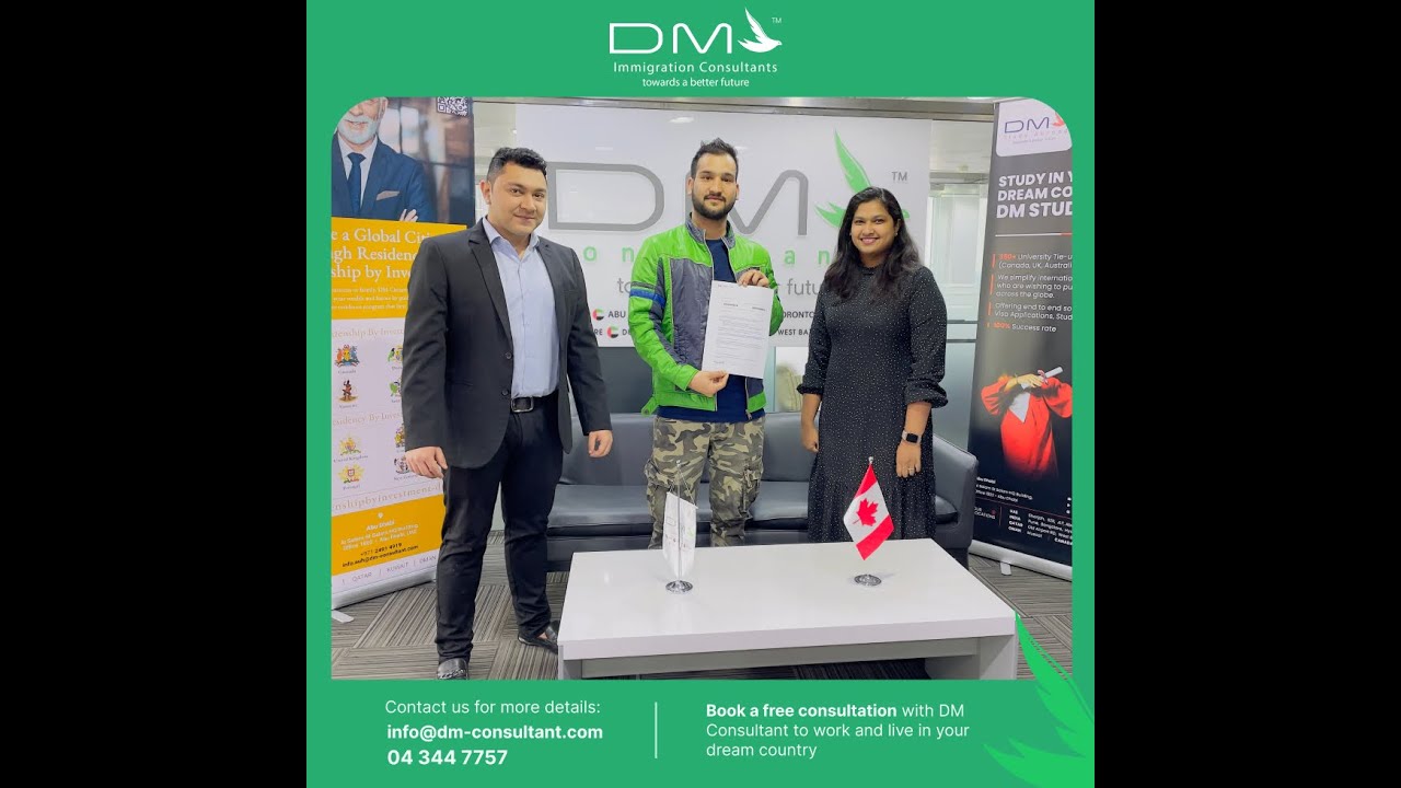 DM Consultant Success Story Visit visa Canada - YouTube