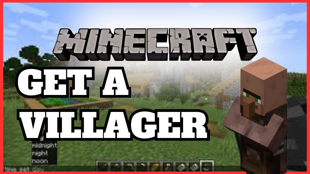 How To Get a Villager Without a Village in Minecraft | Full Guide - YouTube