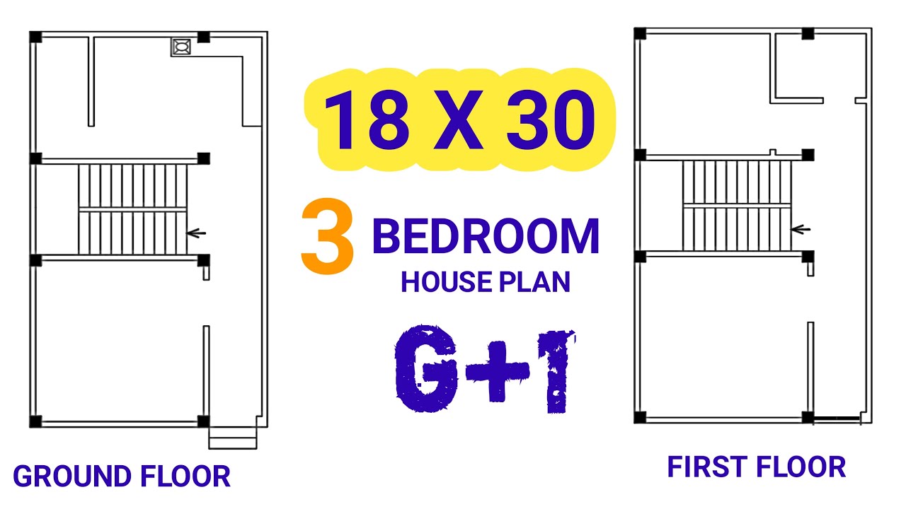 18*30 house plan | 18*30 house design - YouTube