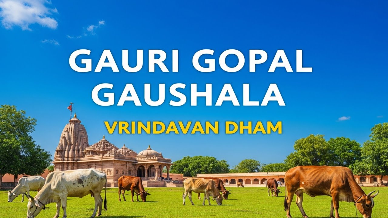 गौरी गोपाल गौशाला वृंदावन धाम। Gauri Gopal gaushala Vrindavan Dham।# ...