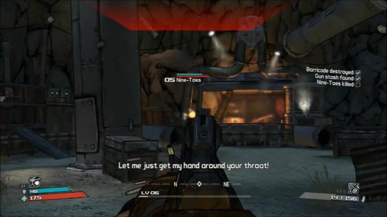 Borderlands Nine-Toes Battle - YouTube