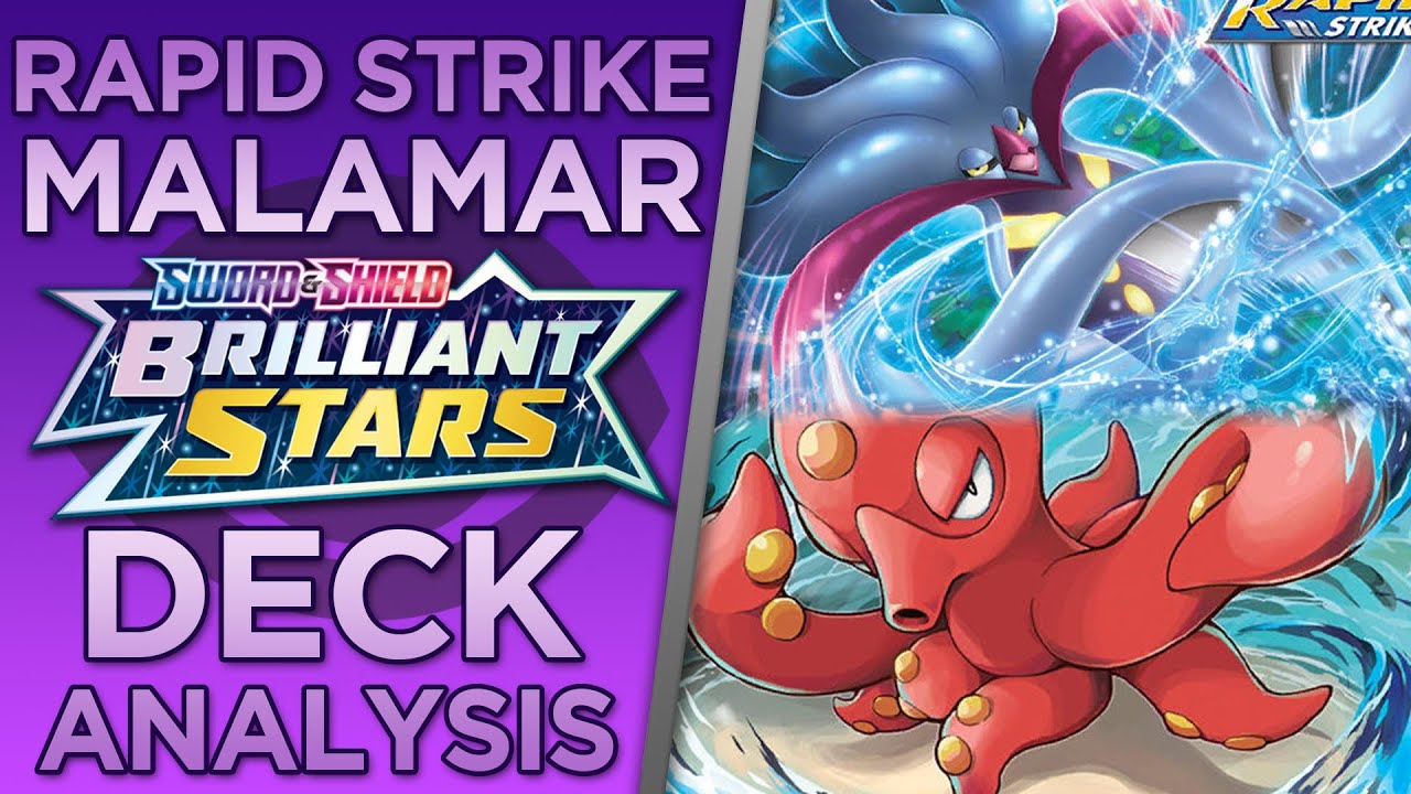 Rapid Strike Malamar is way too much fun, Brilliant Stars Deck Analysis ...