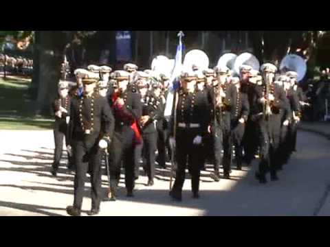 USCGA Parents Weekend 2009 - Parade of the Corps of Cadets - YouTube