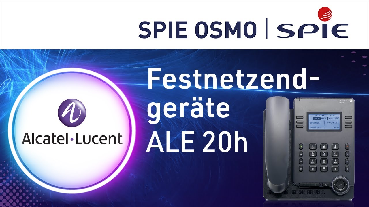 Alcatel-ALE 20h | Kurzwahltaste - YouTube