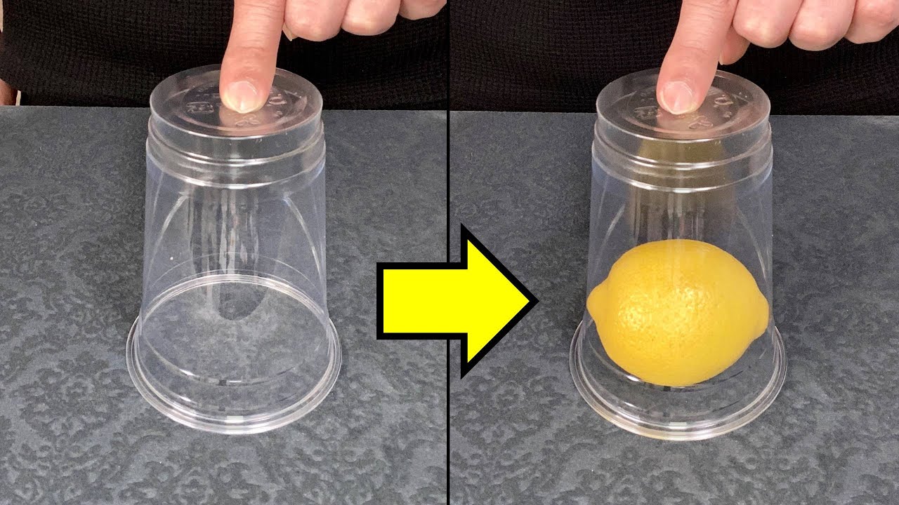 【種明かし】簡単マジック！レモンの出現！| Appearing Lemon Magic Tricks Revealed! - YouTube