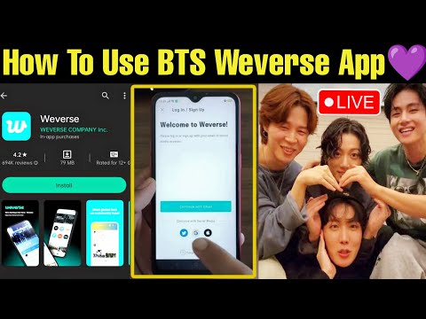 Weverse account kaise banaye 🇮🇳 Weverse App Full Tutorial 💜 Step by Step Process 💜 Make Weverse id