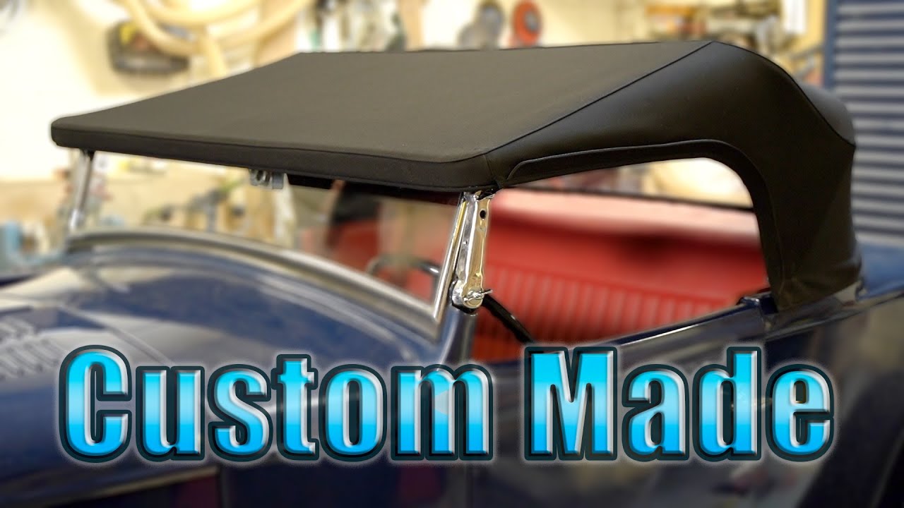Ford Model A Roadster, custom made convertible top. Auto upholstery ...
