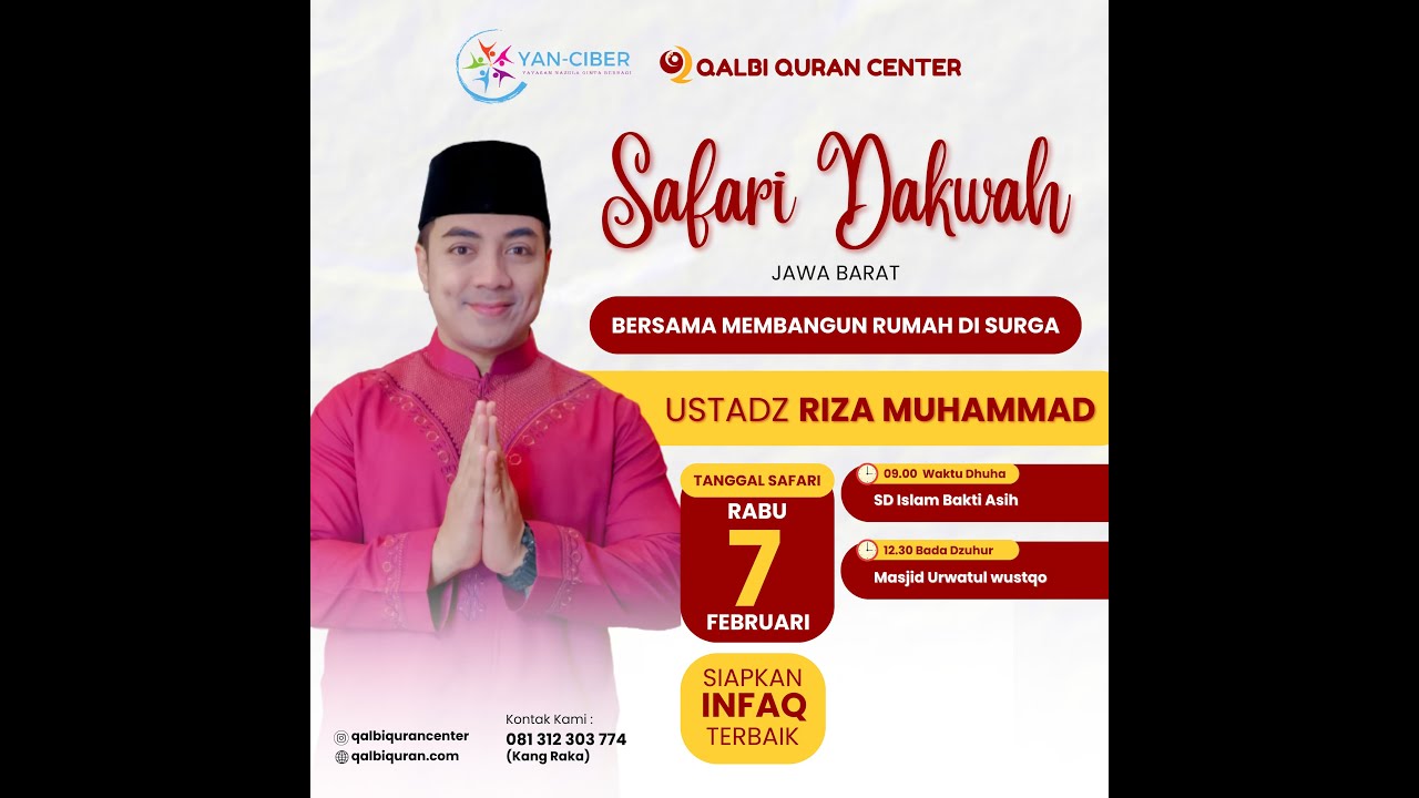Safari Dakwah : Ust. Riza Muhammad | SD ISLAM BAKTI ASIH - YouTube