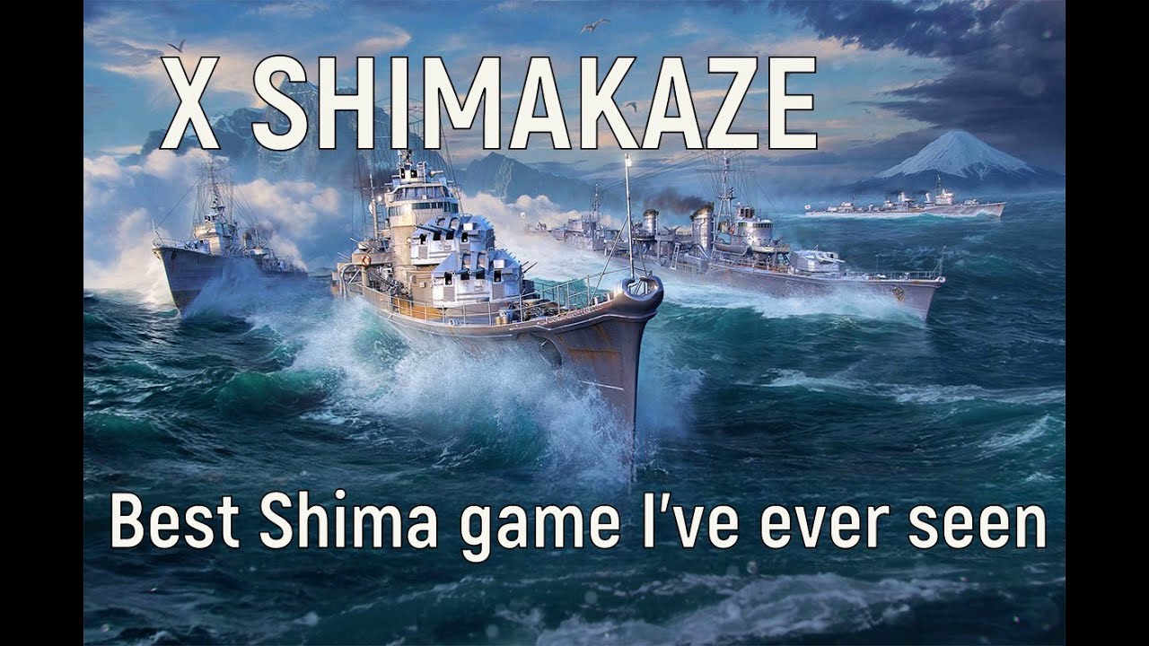 World of Warships - X SHIMAKAZE Replay, best shima game I've ever seen ...