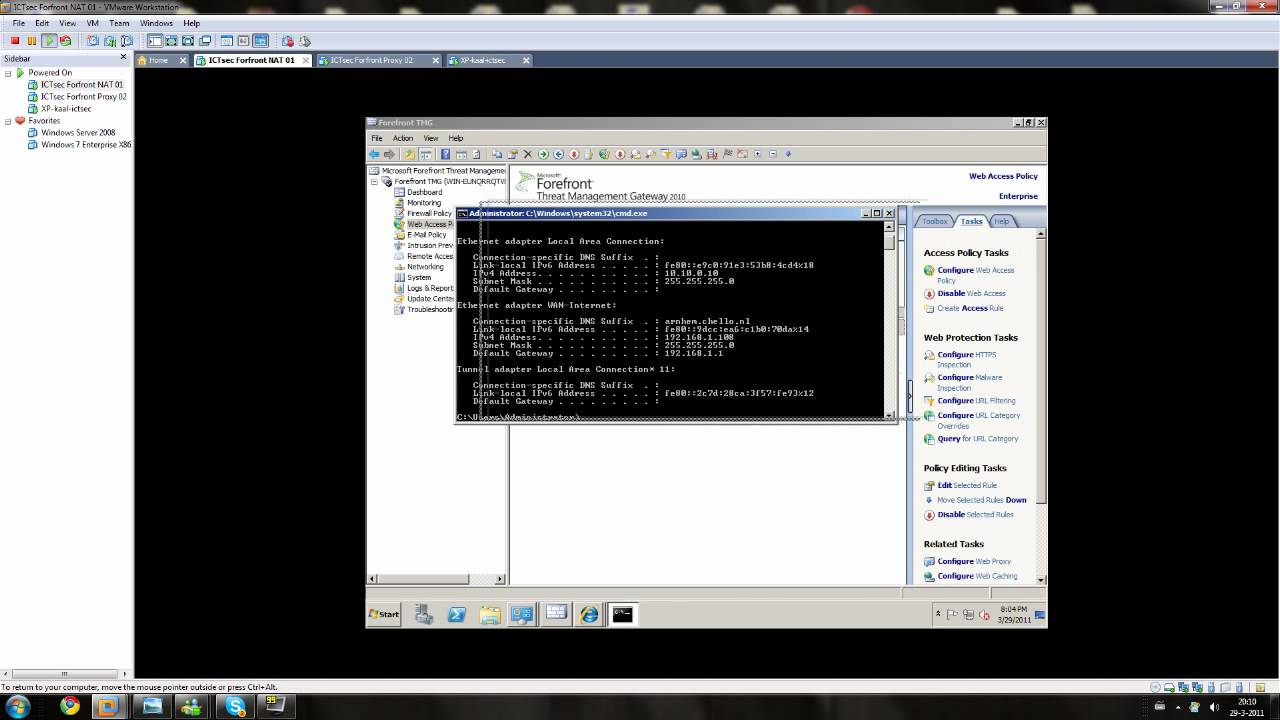 TMG(NAT+PROXY) Werkend! - YouTube