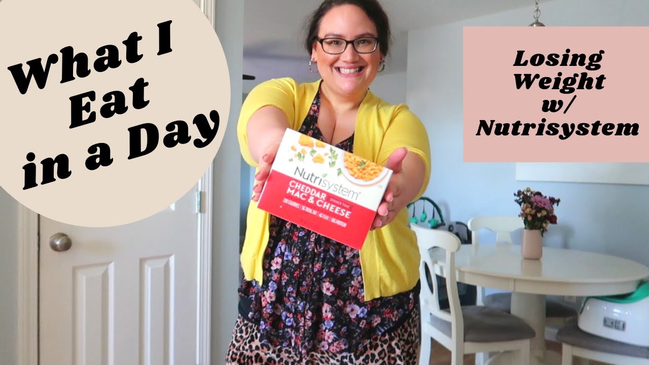 What I Eat in Day for Weight Loss | Nutrisystem Week 2 - YouTube