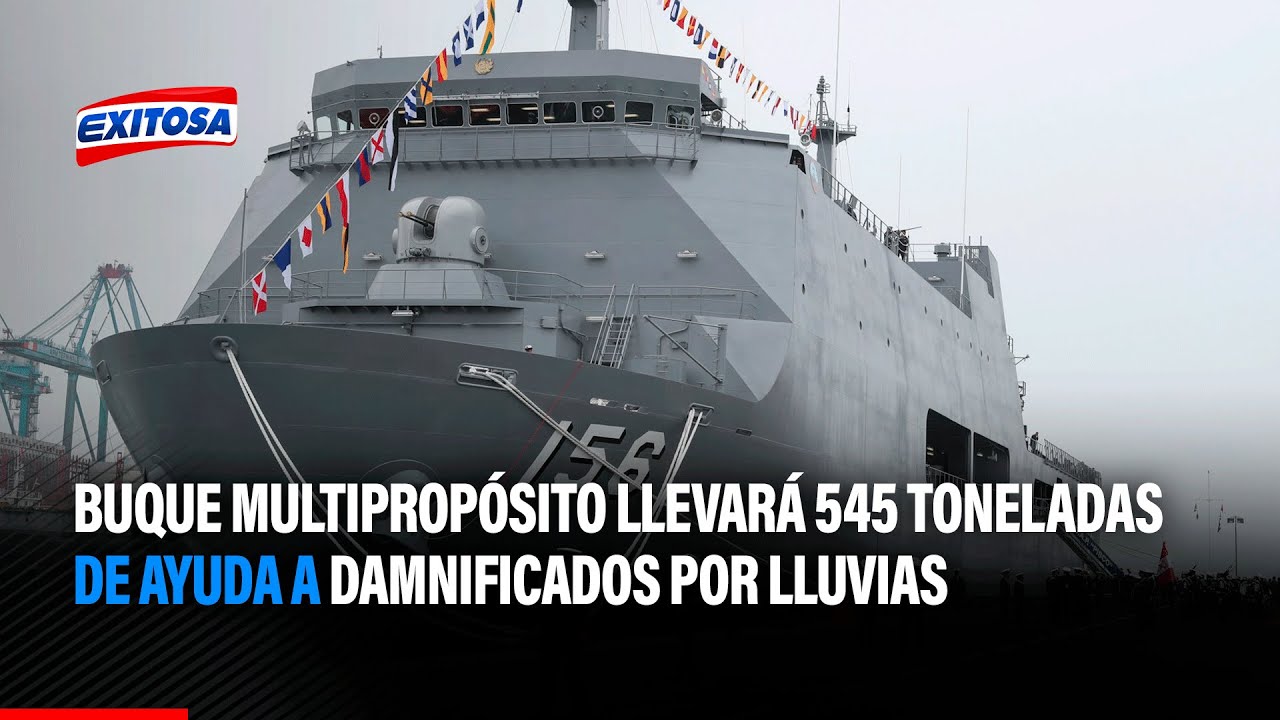 🔴🔵Buque multipropósito llevará 545 toneladas de ayuda a damnificados ...