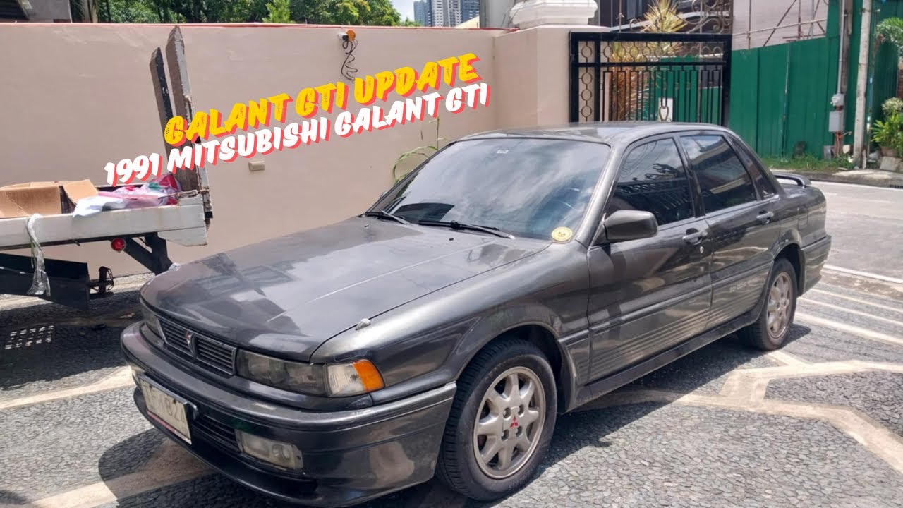 A QUICK UPDATE ON OUR MITSUBISHI GALANT GTI - YouTube