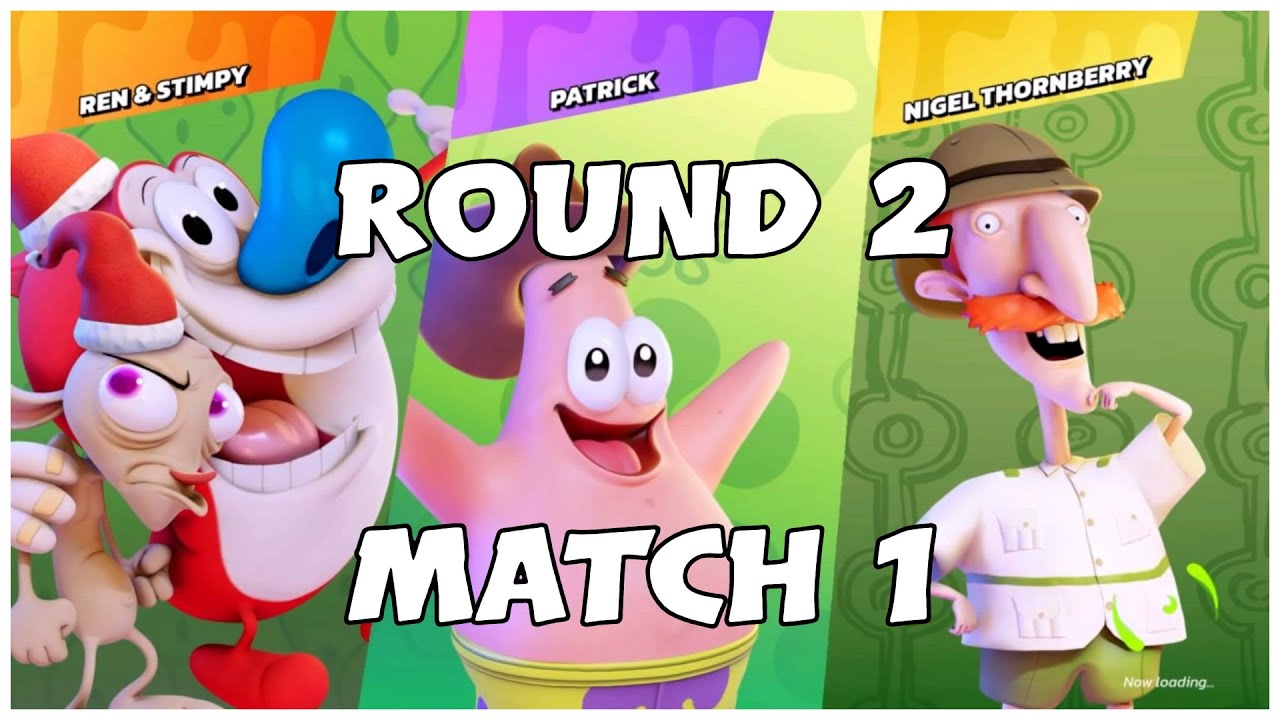 Ren & Stimpy vs Patrick Star vs Nigel Thornberry - Nickelodeon ASB ...