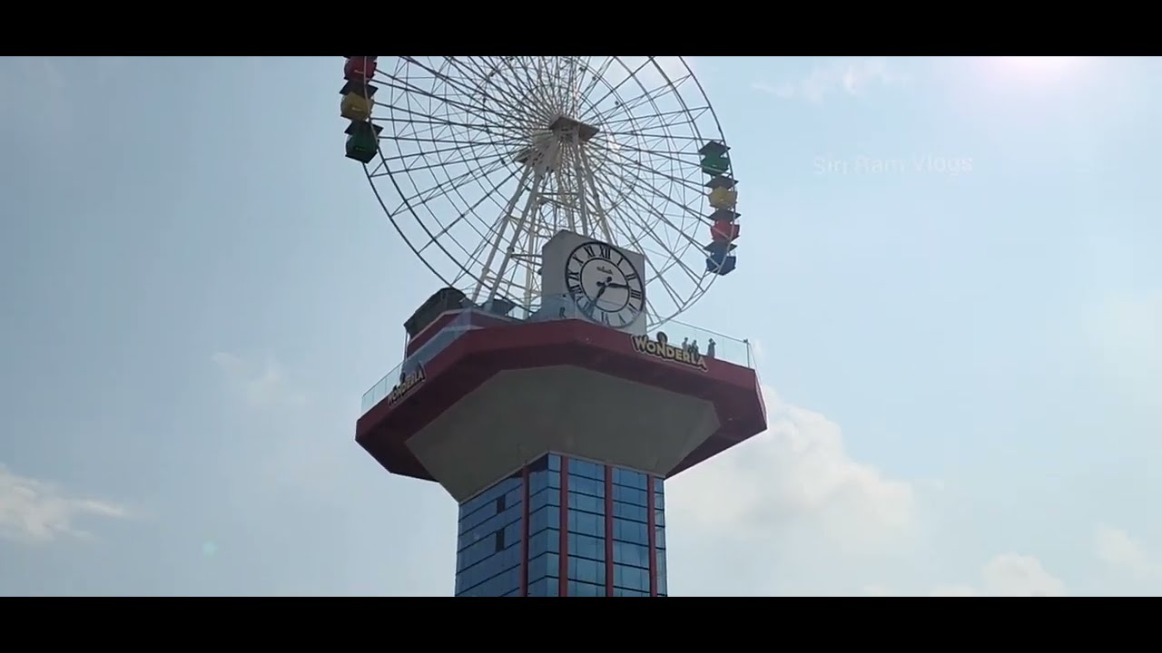 Sky wheel at wonderla - YouTube