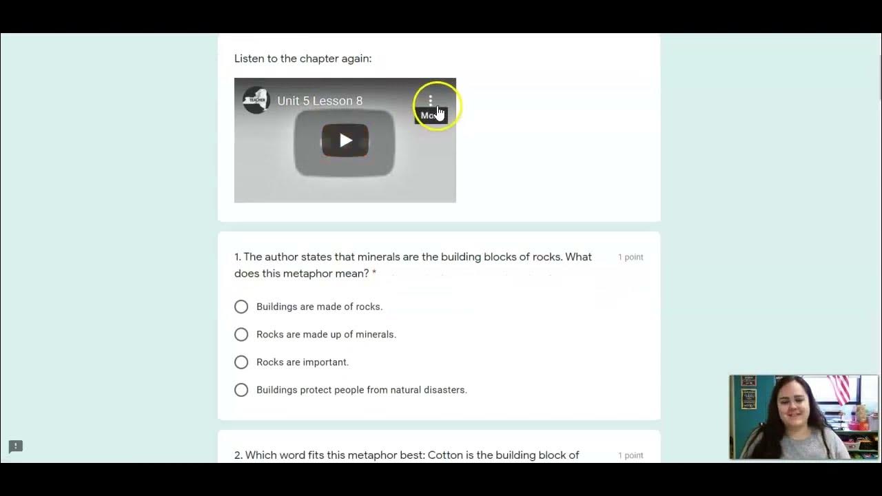 4th Grade CKLA ELA - Unit 5 Lesson 9 Geology: Close Reading: Rocks and ...