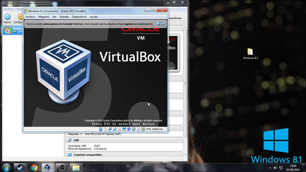 Tutorial como instalar windows 8.1 en VirtualBox - YouTube