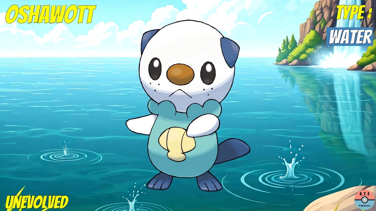 All Evolutions of Oshawott - YouTube