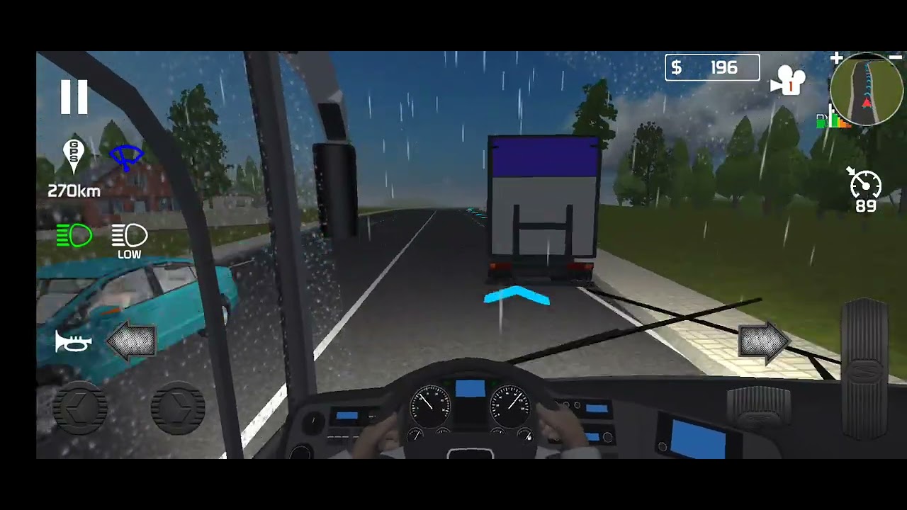 PTS-coach(Bus simulator)part 2 - YouTube