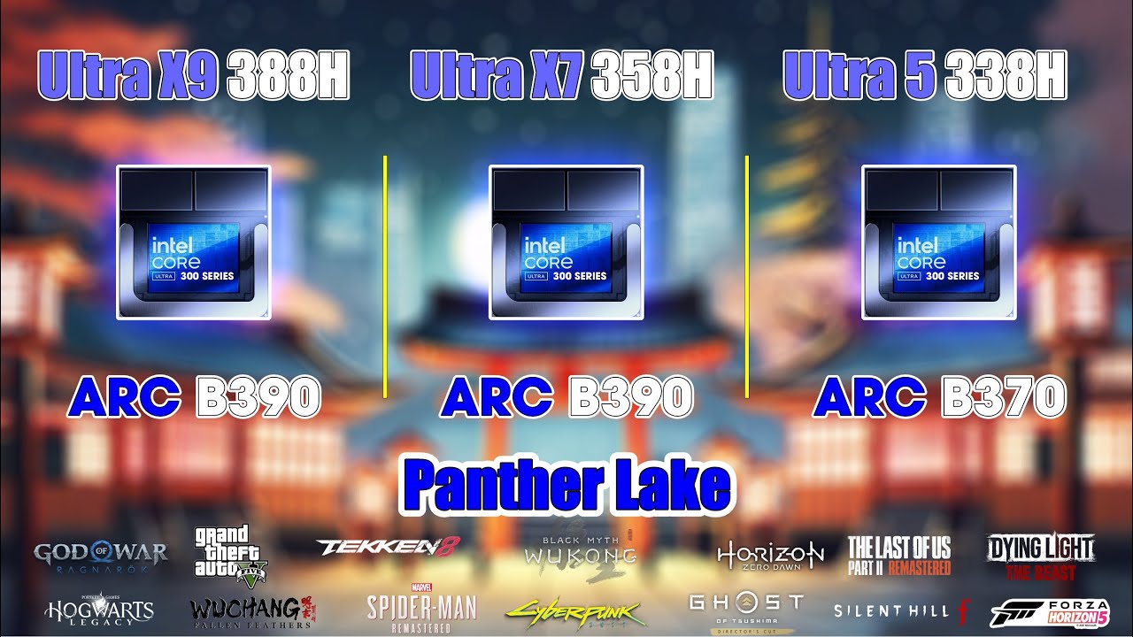 Ultra X9 388H & Ultra X7 358H & Ultra 5 338 | ARC B390 & ARC B370 Test ...
