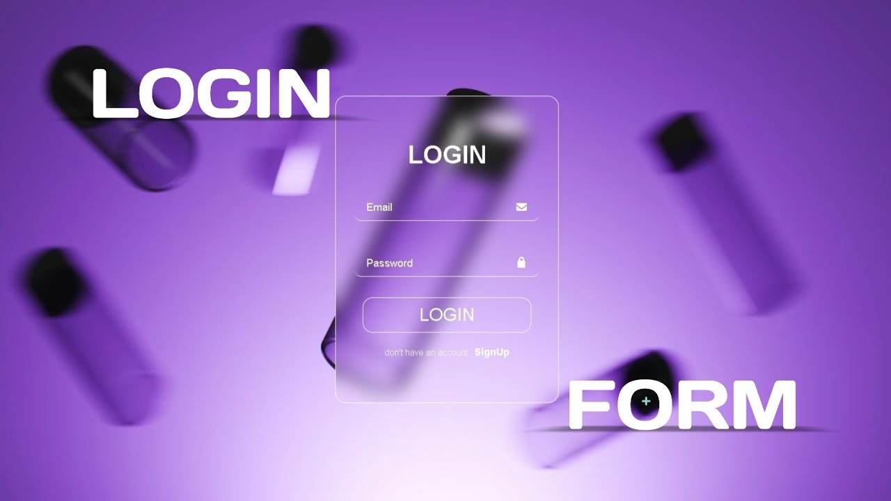 How To Create a Modern Login Form Using HTML & CSS (Step-by-Step ...