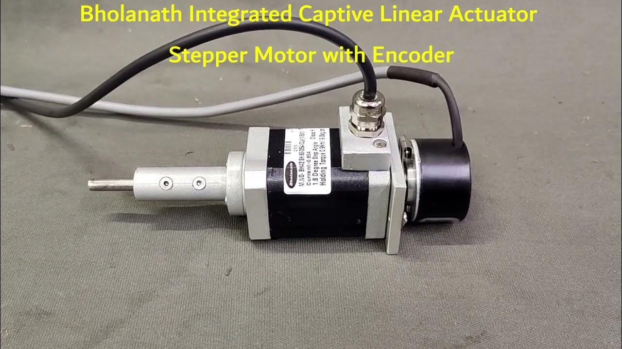 Integrated Captive Linear Actuator | Encoder | ICLA | 80N | Stepper ...
