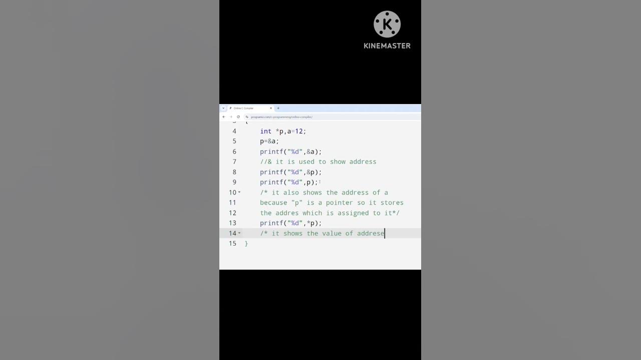 Pointers In C Language 🧑‍🏫👩‍🏫🧑‍💻👩‍💻codinglover Youtube