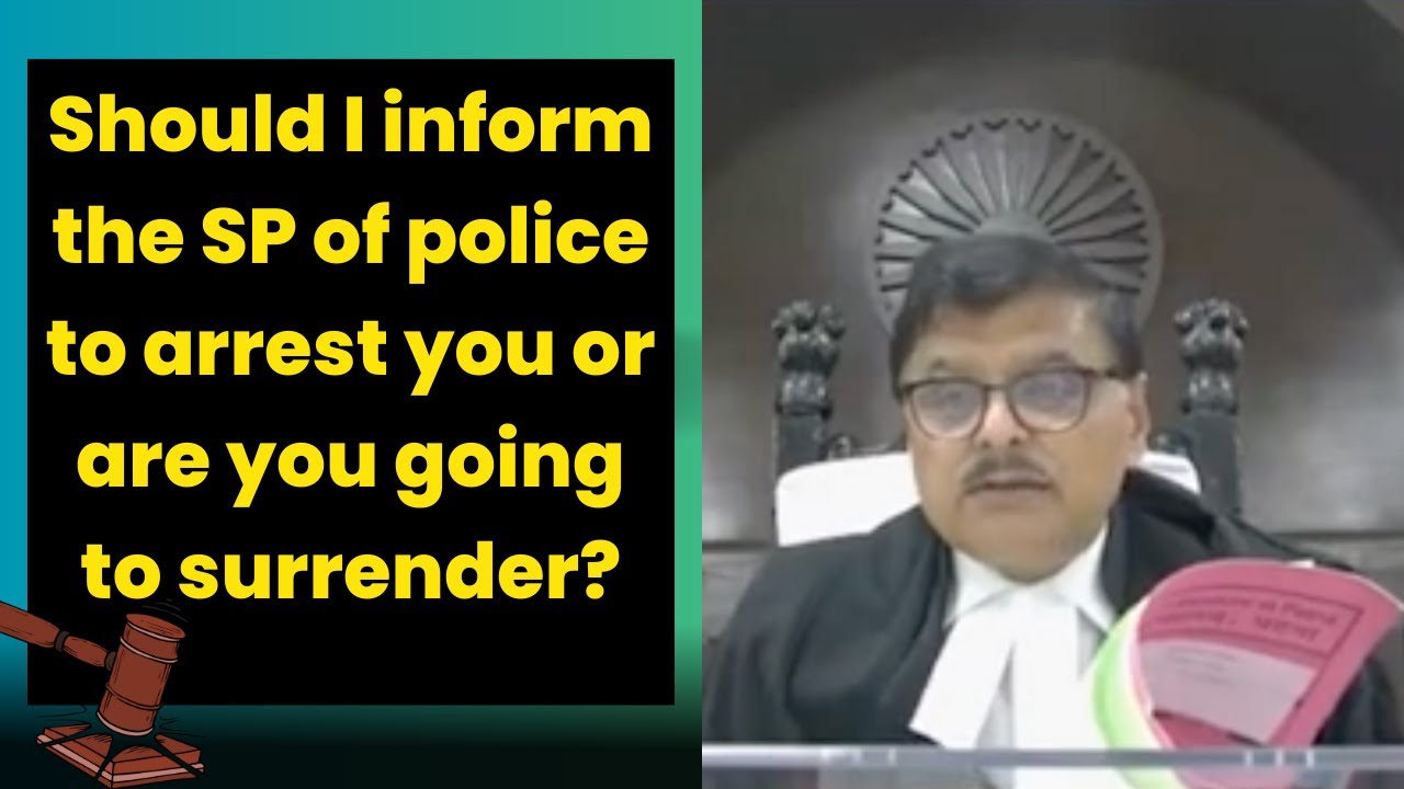 Should I inform the SP of police to arrest you or are you going to ...