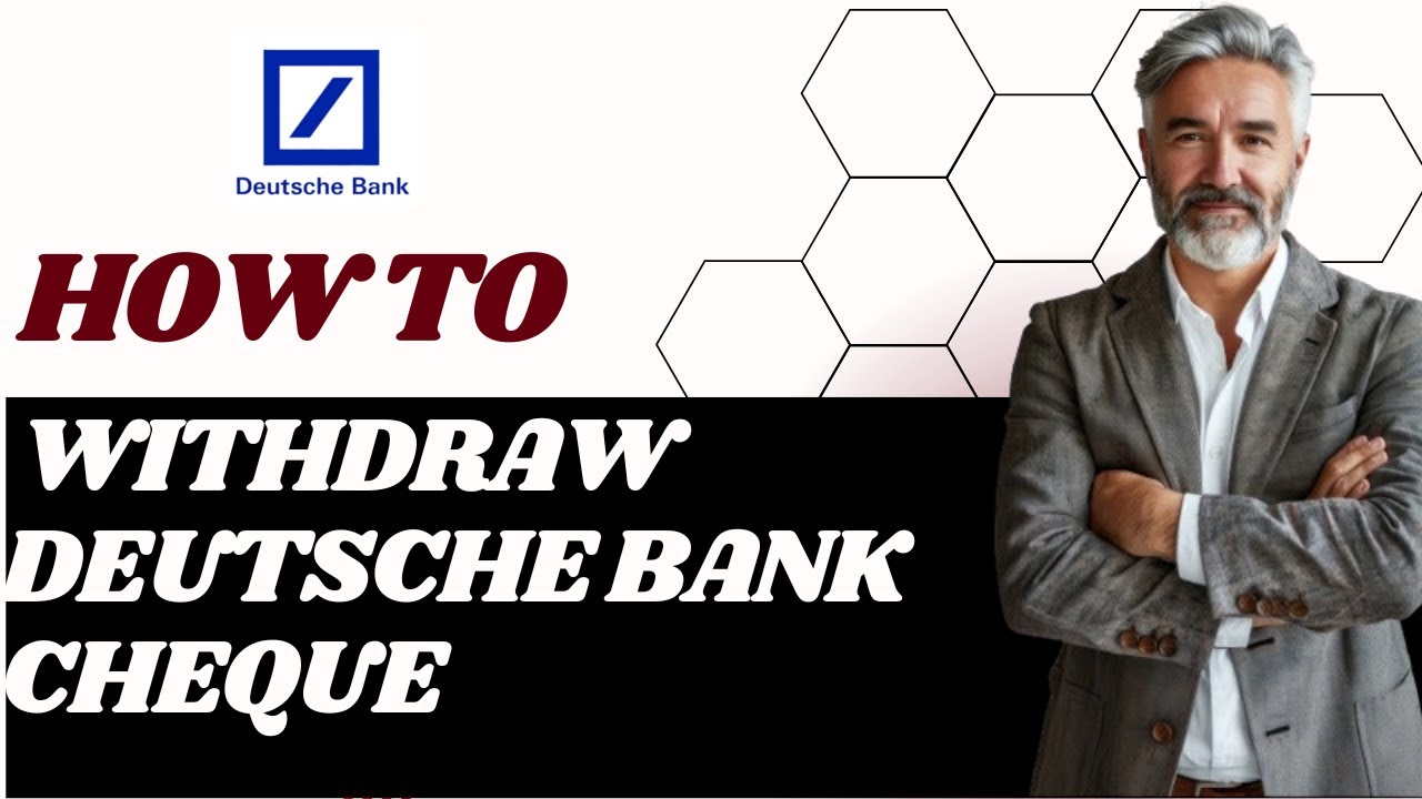 How to withdraw Deutsche bank cheque I DOUBLE Z - YouTube