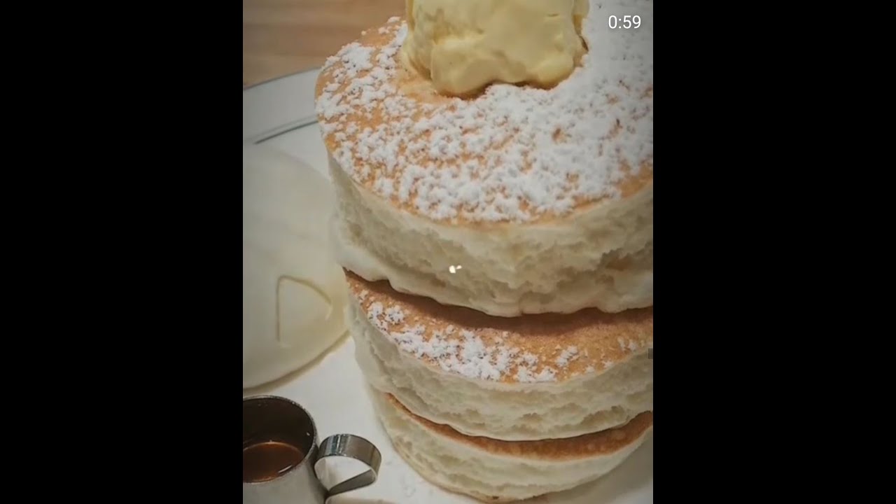 JAPON PANKEKİ (FLUPPY PANCAKE) ふわふわ和菓子 - YouTube