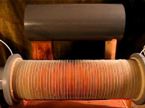 Large Spark / Induction Coil-- Primary & Secondary - YouTube