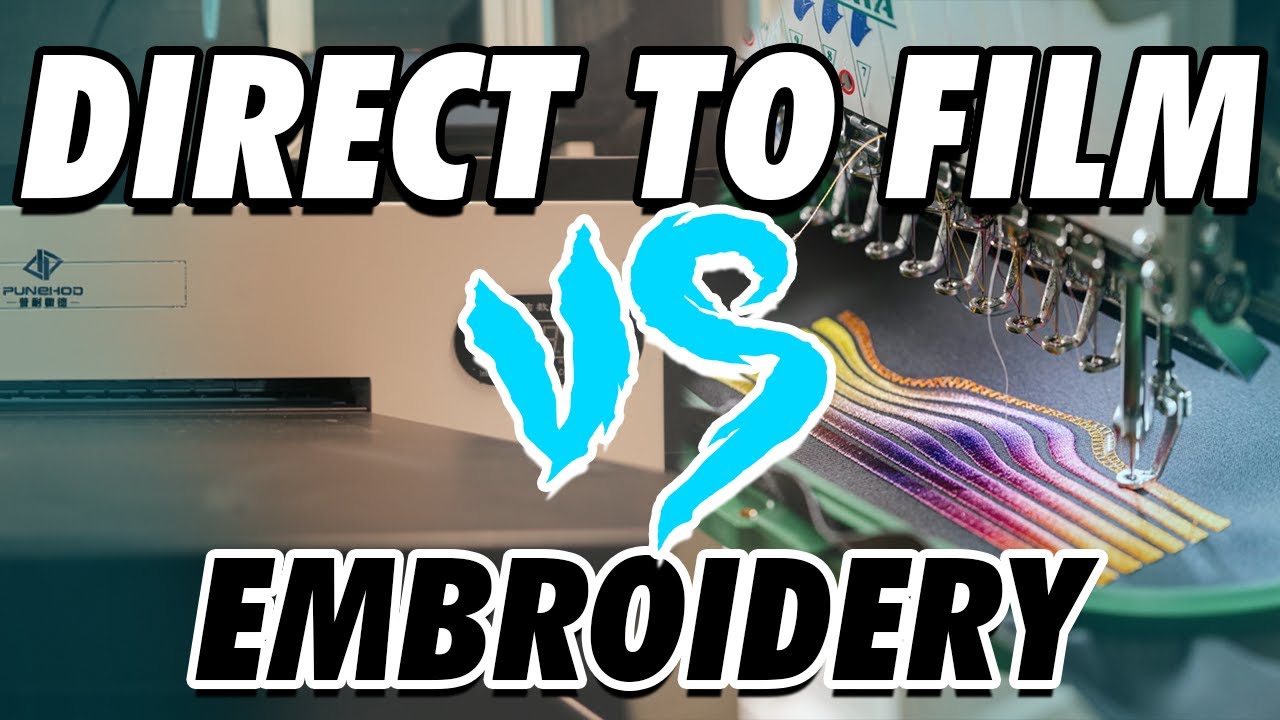 DTF vs EMBROIDERY - YouTube