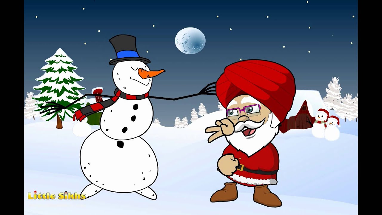 Santa Singh and a Snowman by LittleSikhs - YouTube