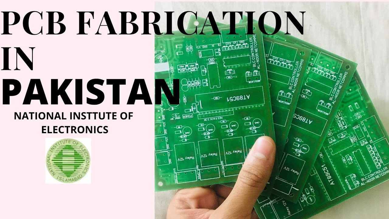 PCB Manufacturing in Pakistan | NIE | Better than JLCPCB? - YouTube