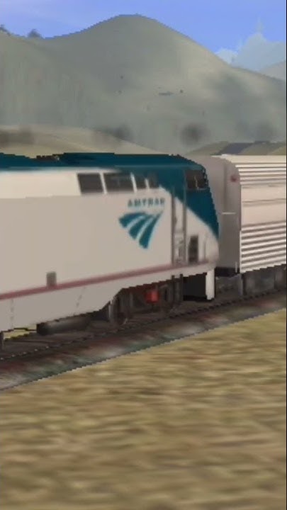 (Trainz) High speed Amtrak flys bye over junction - YouTube