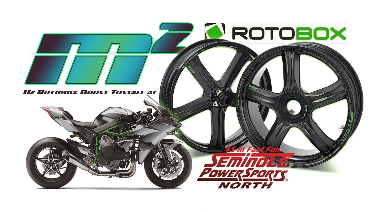 Kawasaki Ninja H2 gets Rotobox Boost Carbon Rims - YouTube