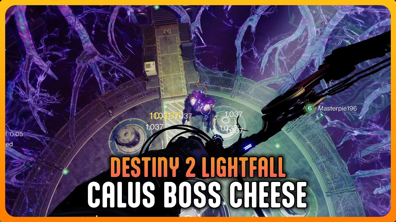 Destiny 2 Lightfall - Final Boss Cheese Easy (Calus Boss Fight) - YouTube