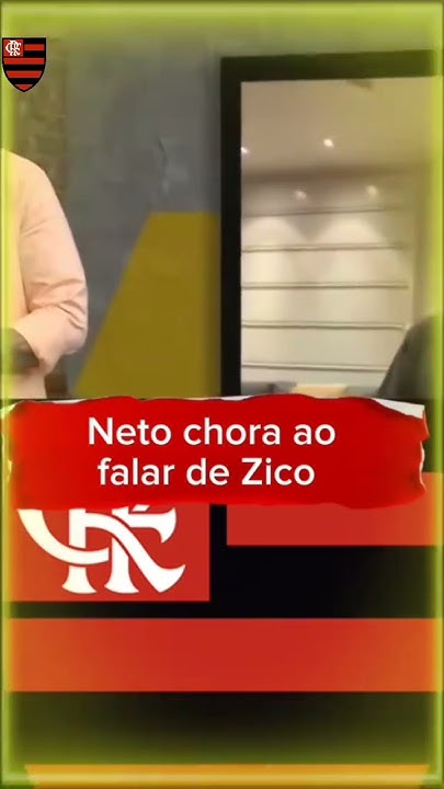 Craque Neto chora ao falar de Zico - YouTube