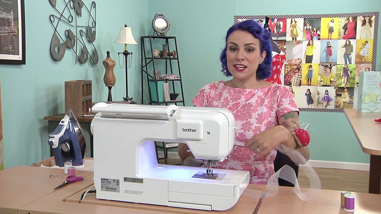 Gretchen Hirsch adds a crinoline to a circle skirt or prom dress stand ...