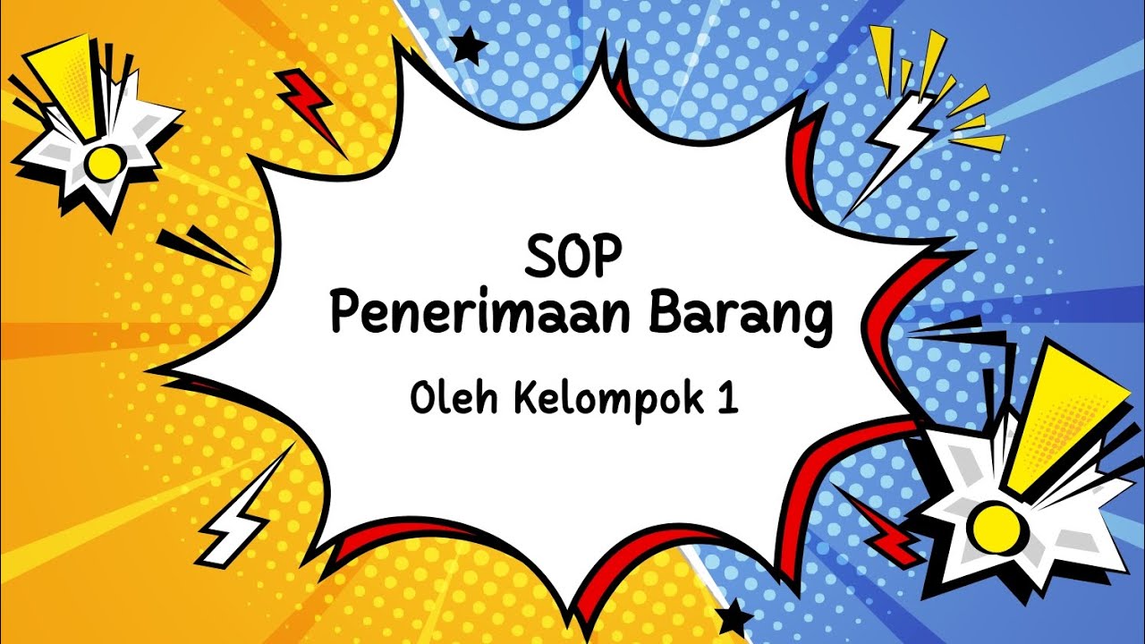 Analisis SOP Penerimaan Barang di Gudang — Tugas Manajamen Pergudangan ...
